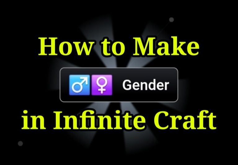 How to make Gender in Infinite Craft: Complete Gameplay Guide