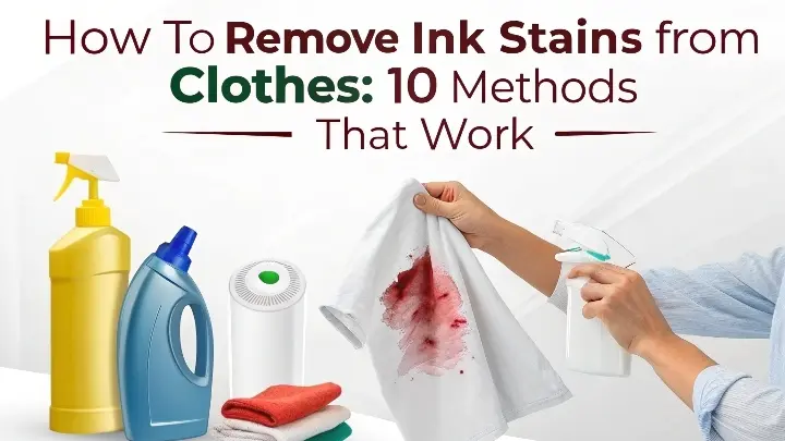 How to Remove Ink Stains from Clothes: 10 Methods That Work